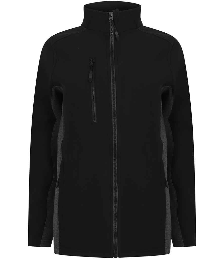 Henbury Unisex Contrast Soft Shell Jacket - H835 | SP Workwear