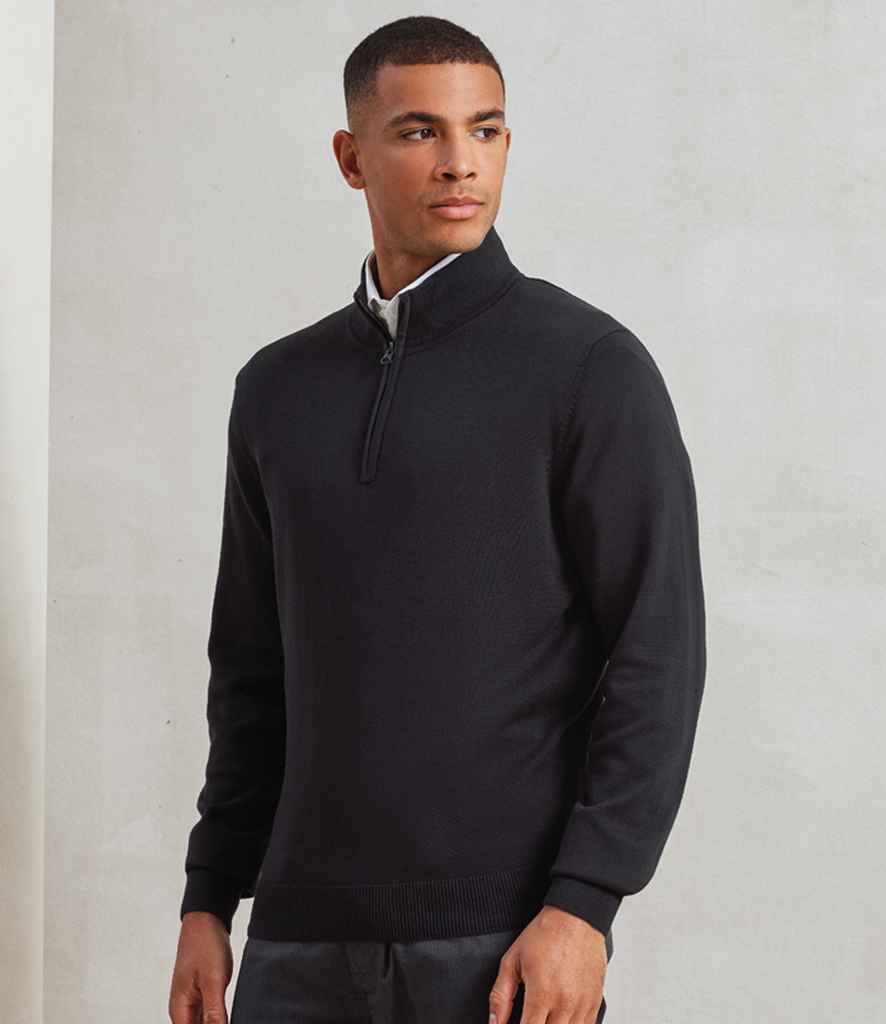 Premier Zip Neck Sweater - PR695 | SP Workwear